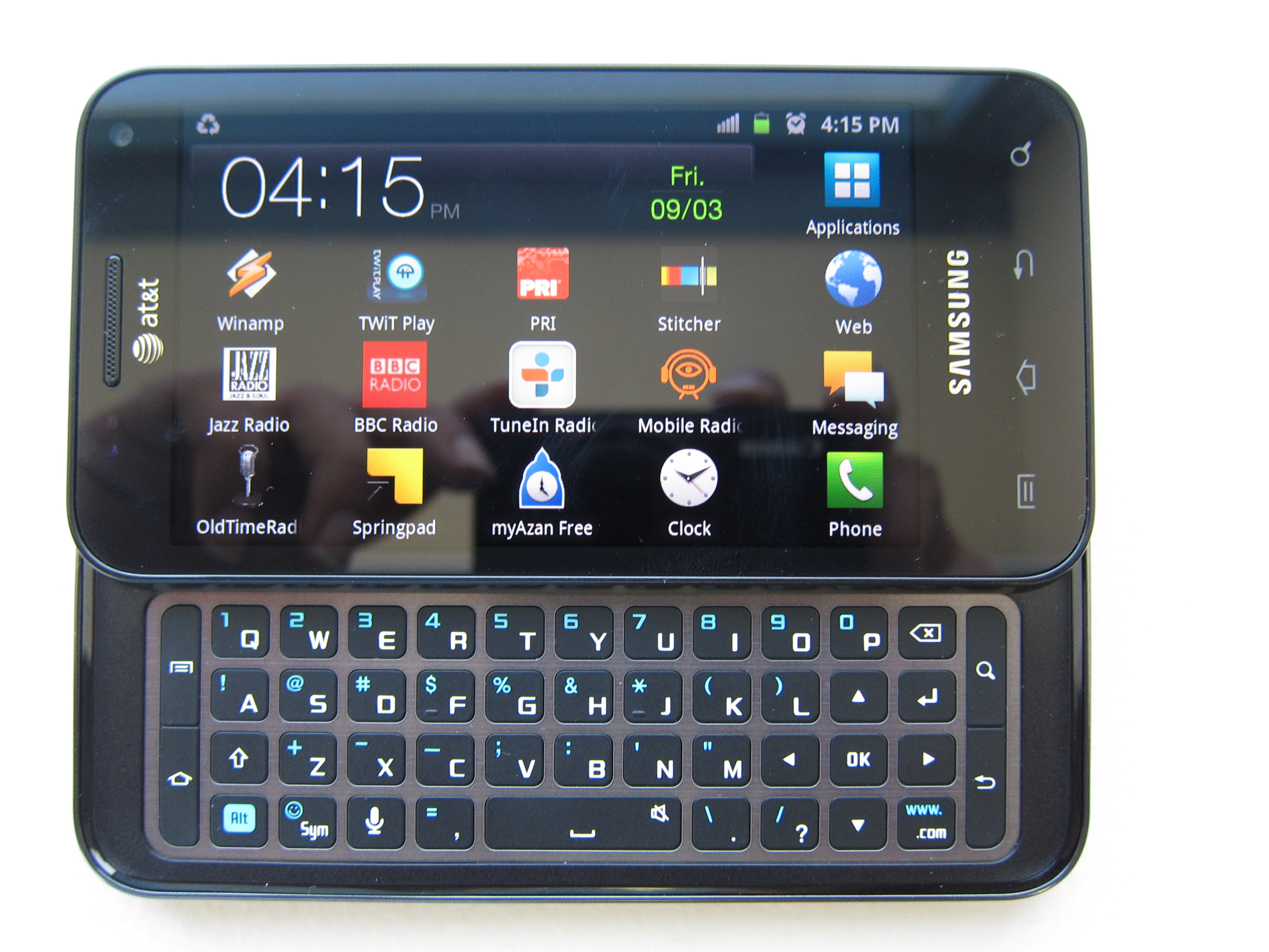 Samsung Captivate Glide review - GearOpen.com