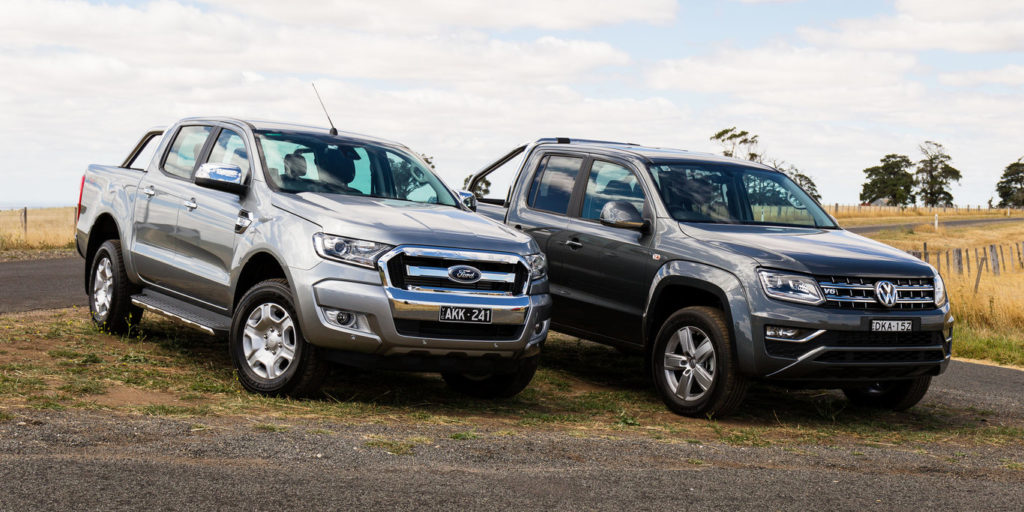 2017 Ford Ranger XLT v Volkswagen Amarok V6 Highline comparison ...