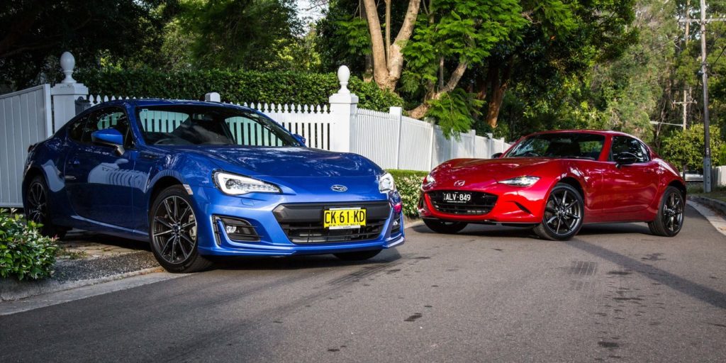 Mazda MX-5 RF v Subaru BRZ comparison - GearOpen.com