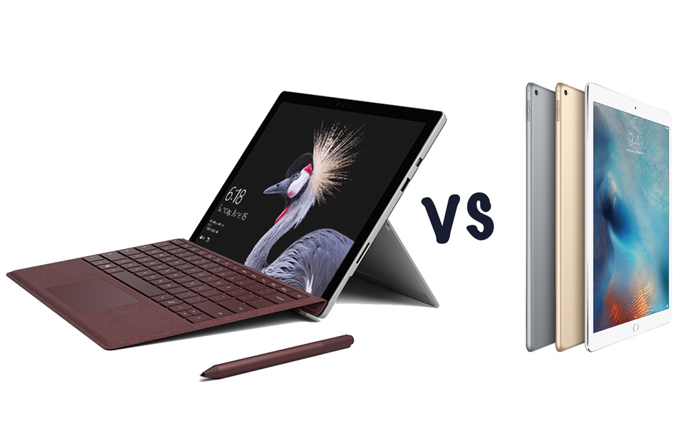 Microsoft Surface Pro (2017) vs Apple iPad Pro 12.9: What's the ...