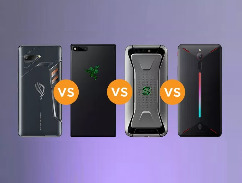 ROG Phone vs Razer Phone vs Xiaomi Black Shark vs Nubia Red Magic Specs ...