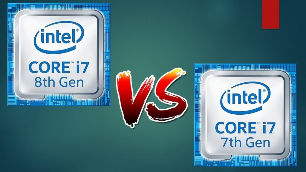 Intel 8th-gen Core i7 vs. 7th-gen Core i7 CPUs Comparison : An upgrade ...
