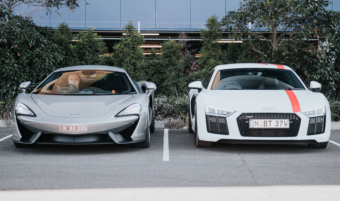 2018 Audi R8 V10 RWS v McLaren 540C comparison - GearOpen.com