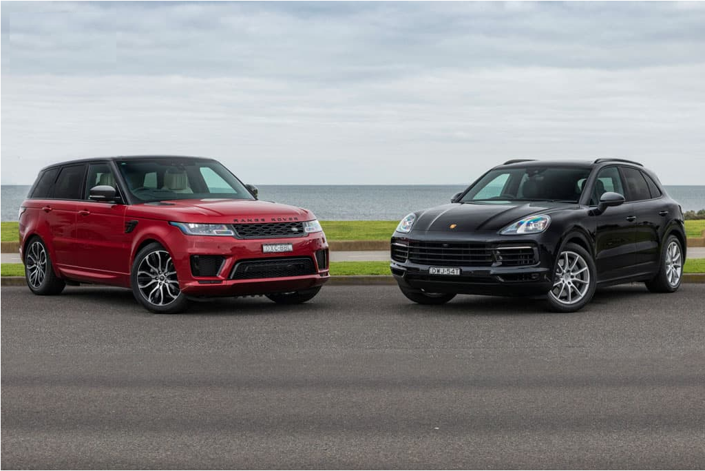 2018 Range Rover Sport SDV6 HSE v 2018 Porsche Cayenne S Comparison ...