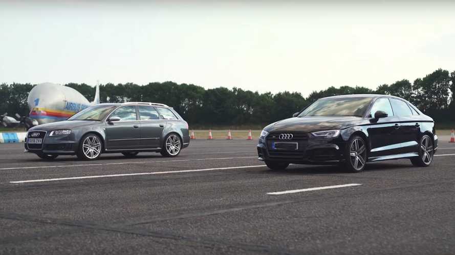 AUDI S3 V AUDI RS4 DRAG RACE - VIDEO - GearOpen.com