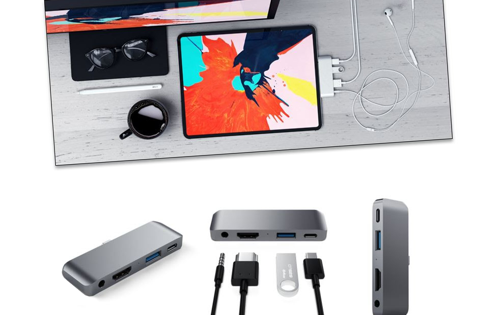 Satechi iPad Pro USB-C hub sticks to basics - GearOpen.com