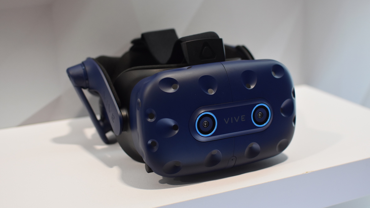The new HTC Vive Pro Eye headset comes with integrated eye tracking ...