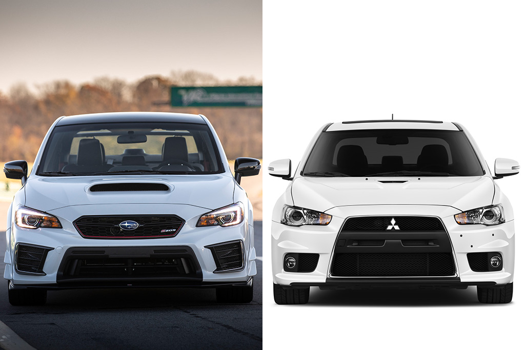Subaru WRX STI vs. Mitsubishi Lancer Evolution: Which Is Better ...