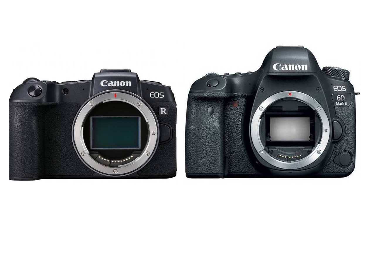 Canon EOS RP Vs Canon EOS 6D Mark II Comparison GearOpen