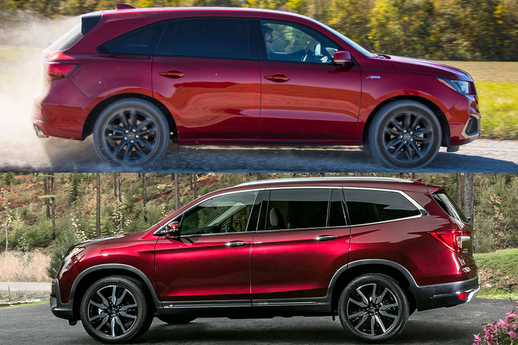 2019 Acura MDX vs. 2019 Honda Pilot: What's the Difference? - GearOpen.com