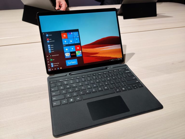Microsoft’s next-generation, slim-bezel Surface Pro X is now available ...