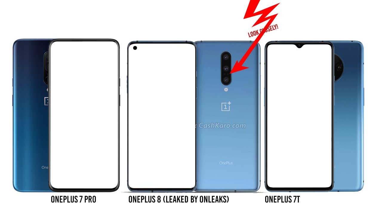 OnePlus 8 leaked with curved display, punch-hole camera - GearOpen.com