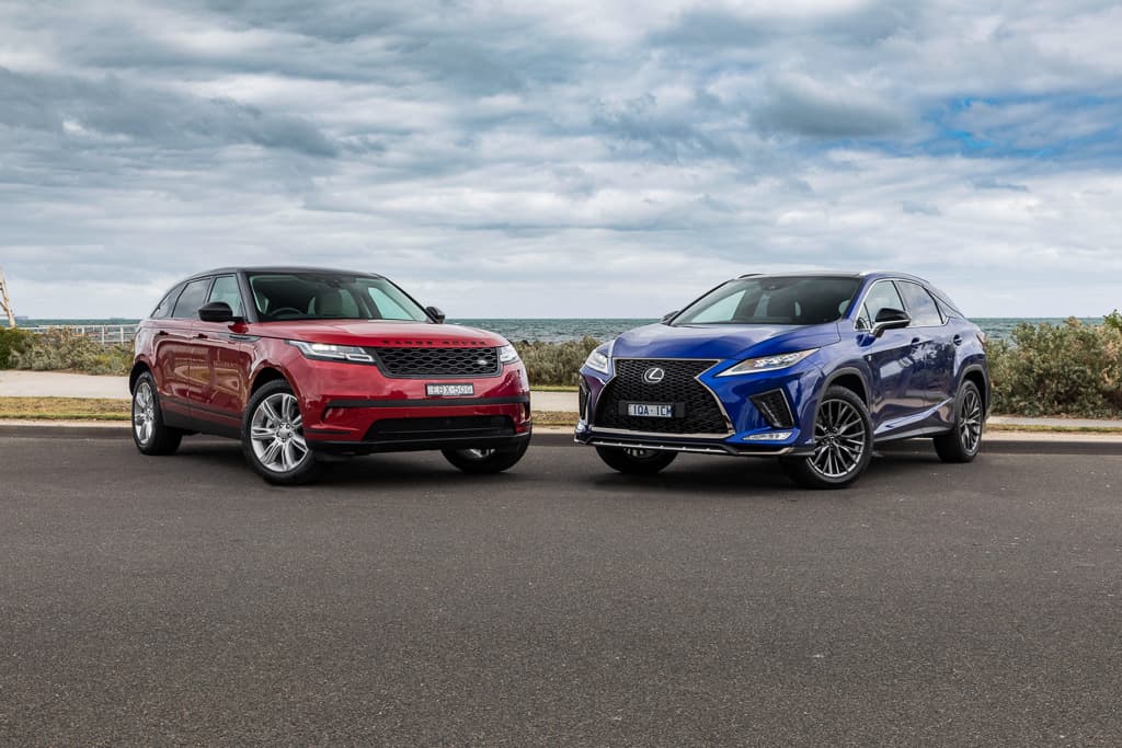 2020 Lexus RX300 F Sport v Range Rover Velvar D240 SE Comparison ...