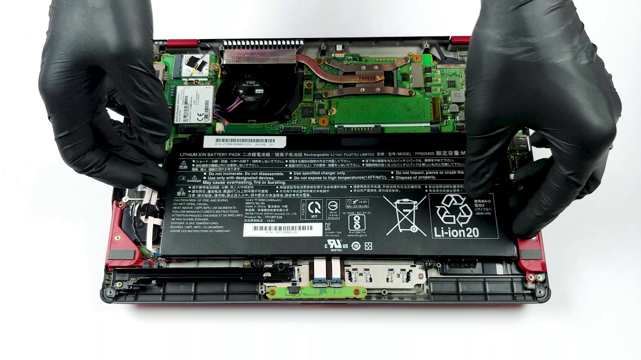 Inside Fujitsu LifeBook U9310X – disassembly and upgrade options ...