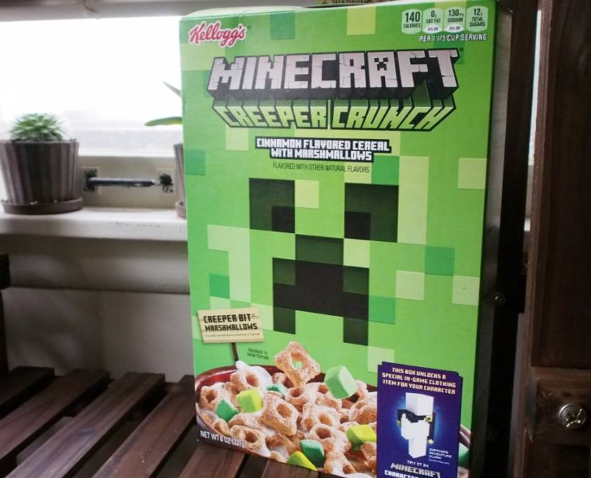 Minecraft Creeper Crunch Cereal review – Gaming for breakfast ...