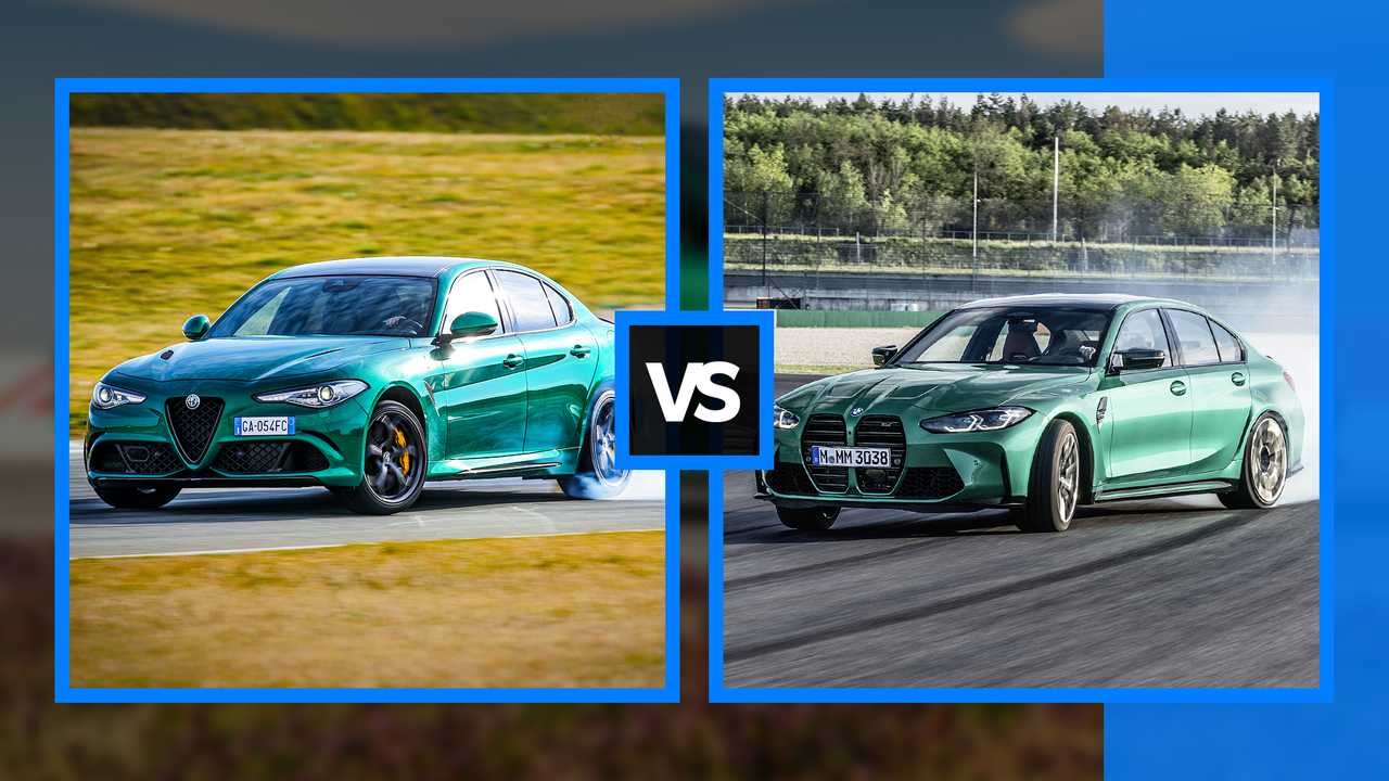 BMW M3 Comp Vs Alfa Romeo Giulia Quadrifoglio: Sports Sedan Showdown ...