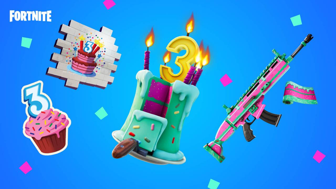 Fortnite Birthday Bash officially arrives: Everything you need to know ...