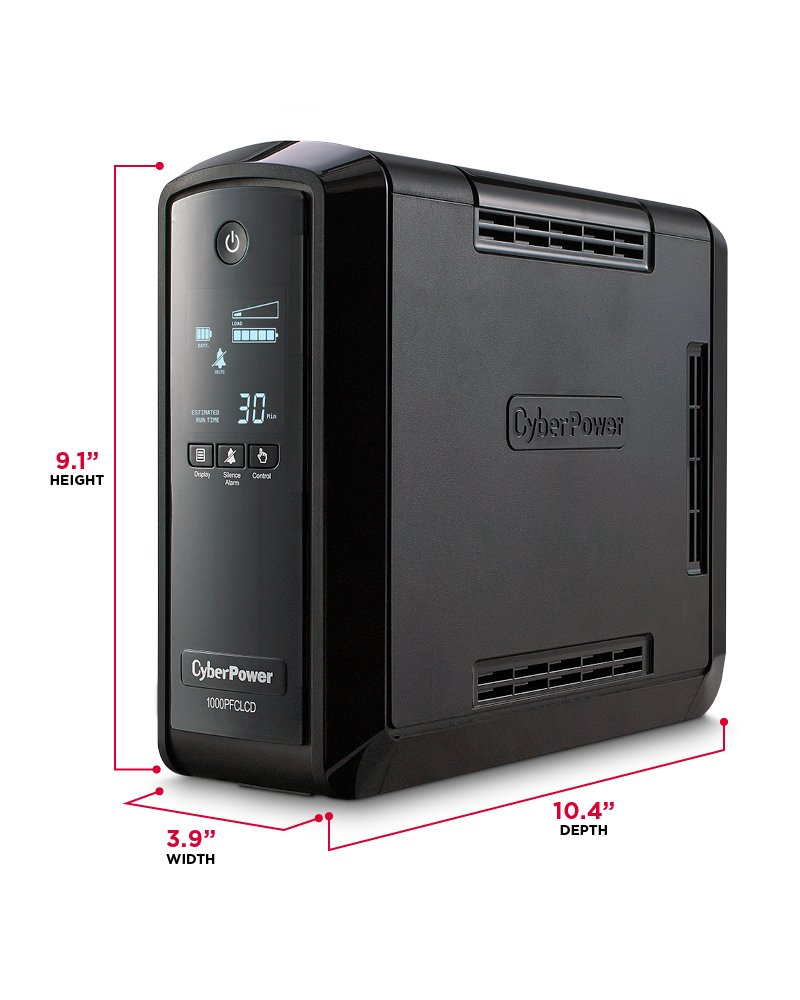 Cyberpower PFC Sinewave CP1000PFCLCD UPS review - GearOpen.com