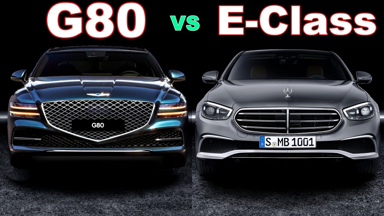 2021 Genesis G80 3.5T v 2021 Mercedes-Benz E300 comparison - GearOpen.com
