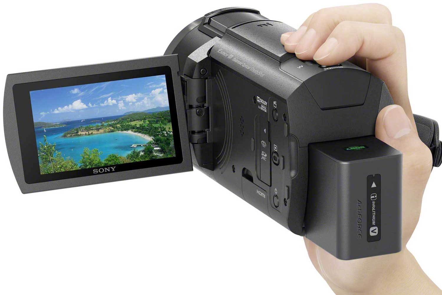 Sony FDR-AX43 Handycam with Exmor R CMOS sensor Unboxing, First ...