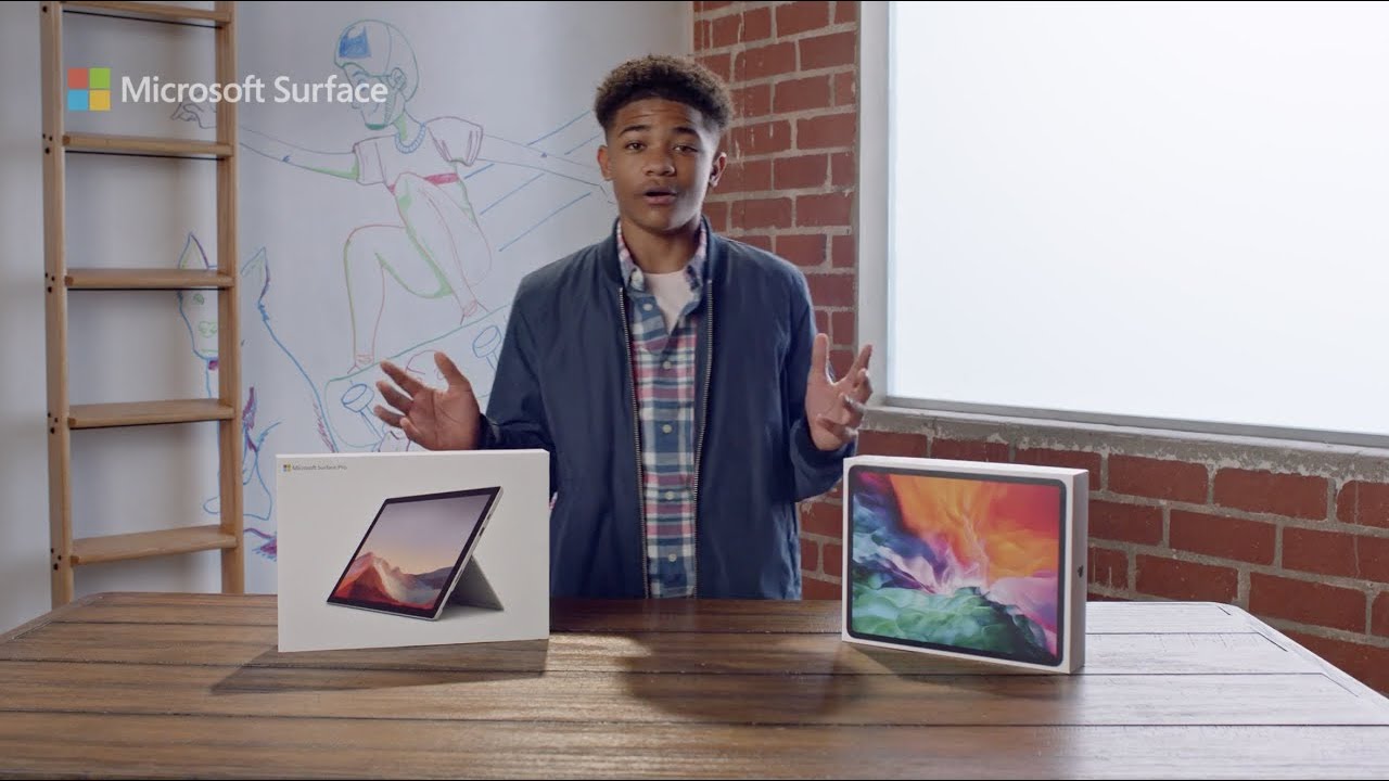 Microsoft Surface Pro 7 ad trolls iPad Pro — conveniently ignores one ...