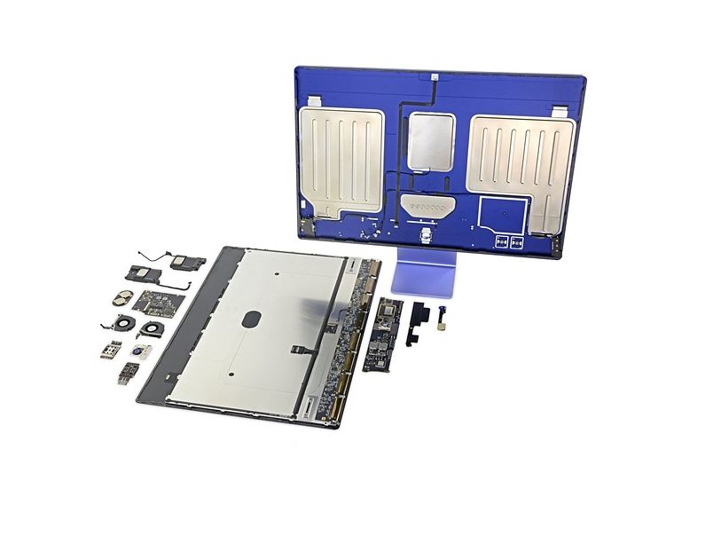 iFixit gives the new 24" M1 iMac a proper teardown treatment with a 2/ ...