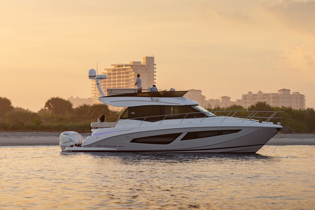 Regal 42 FXO first look: Outboard-powered flybridge is a sign of the ...