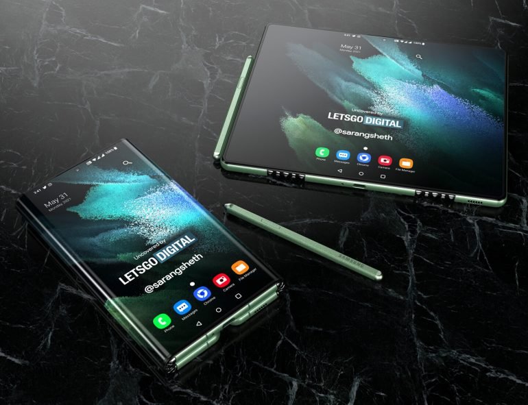 Samsung Galaxy Z Fold Tab renders reveal stunning tri-fold design ...