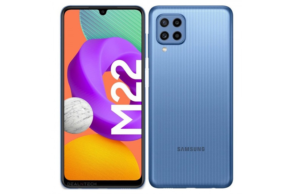 Samsung Galaxy M22 renders and specifications leak ahead of launch ...
