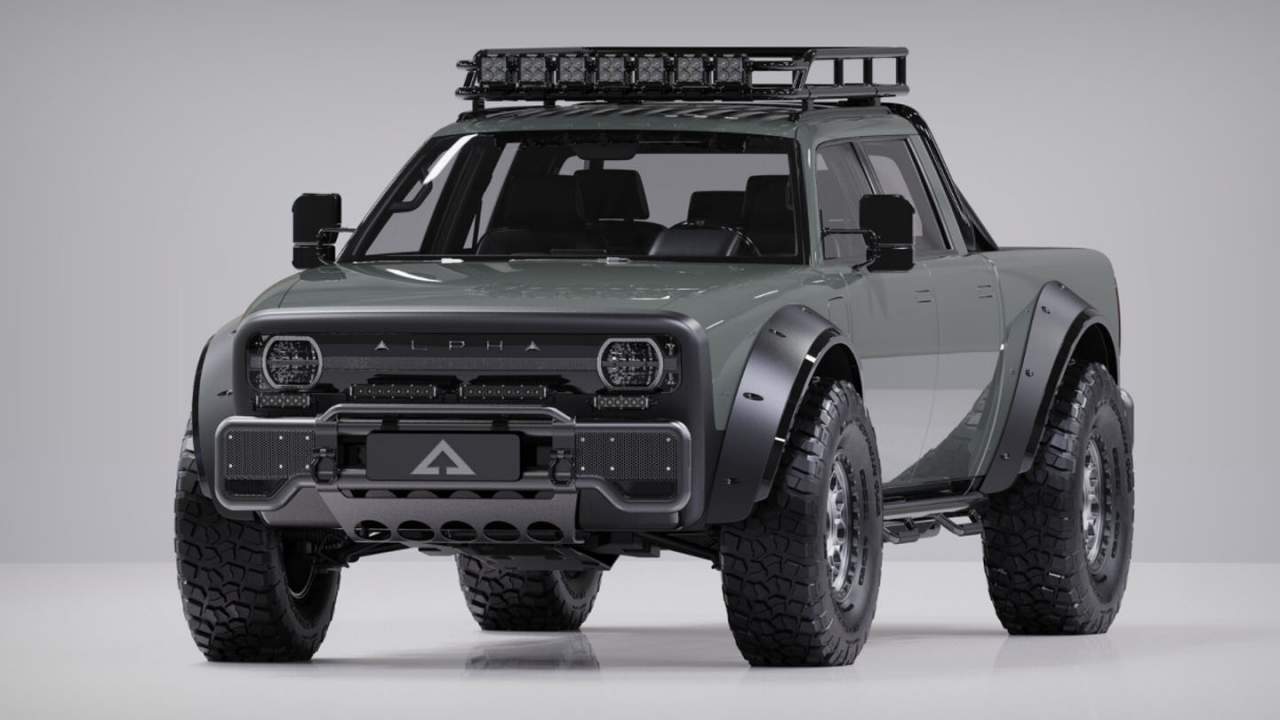 Alpha Motors Superwolf is a completely decked out electric pickup ...
