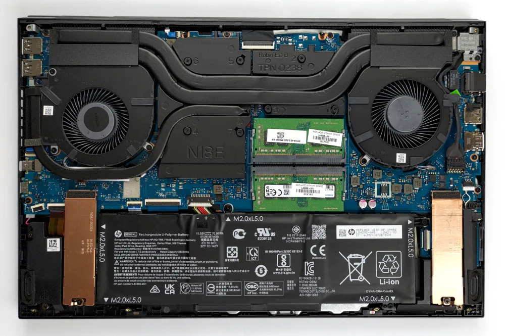 Inside HP Omen 15 (2021, 15-en1000) – disassembly and upgrade options ...