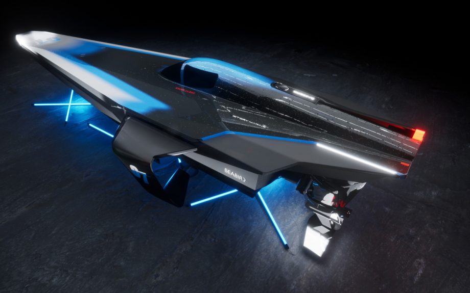 E1 racing: Updated Racebird electric foiling powerboat design revealed ...