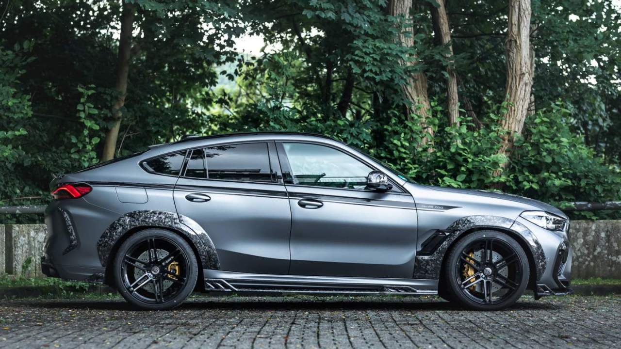 Manhart MHX6 700WB is a BMW X6 M Competition on a carbon-rich diet ...