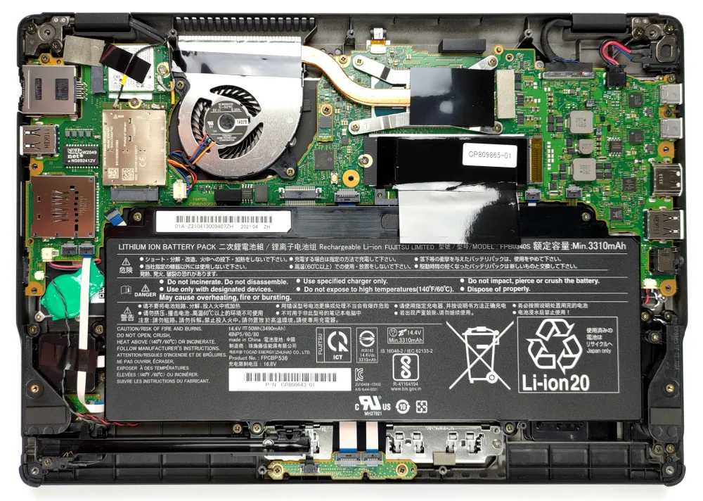 Inside Fujitsu LifeBook U9311X – disassembly and upgrade options ...