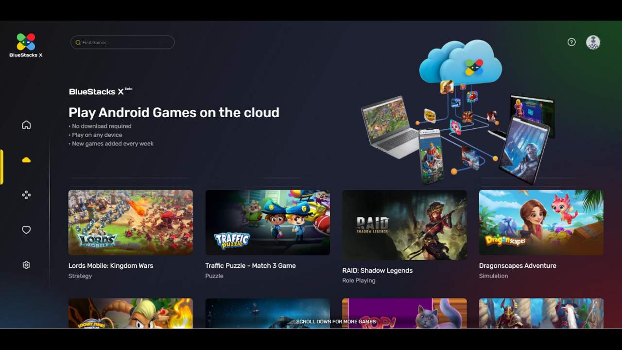 BlueStacks X streams Android games from the cloud to PCs and Macs ...